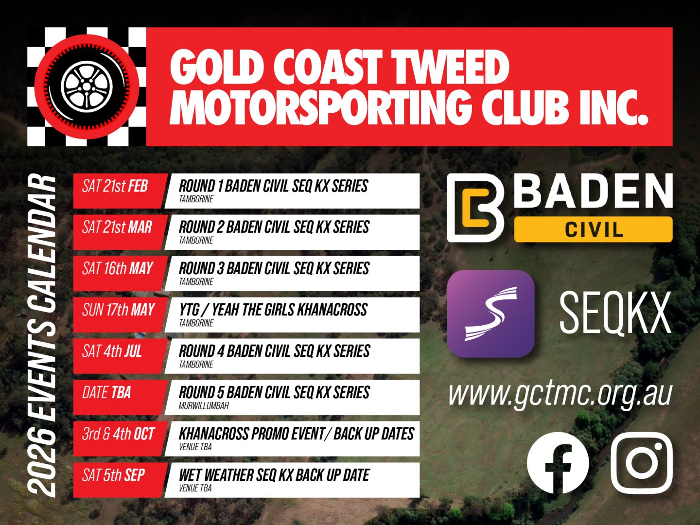 UPCOMING EVENTS | Gold Coast Tweed Motorsporting Club